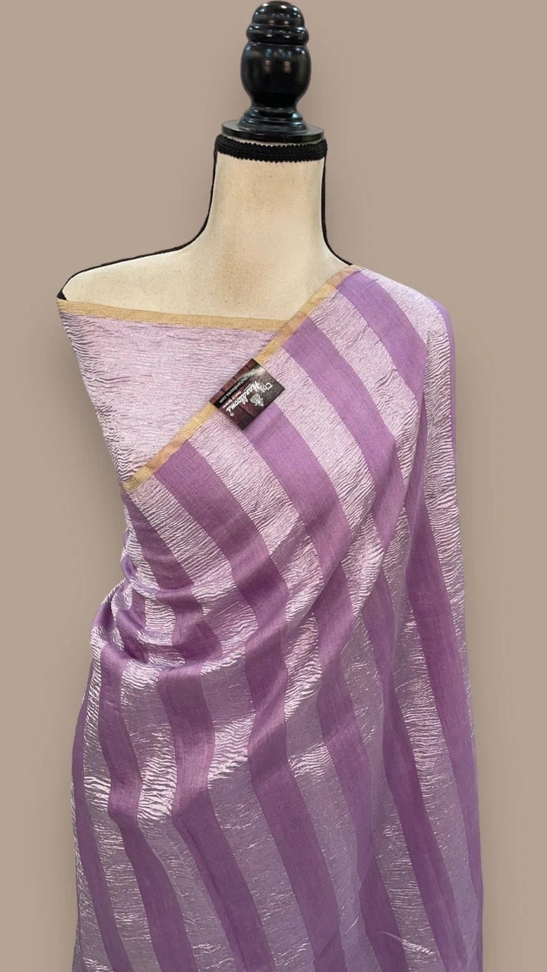 Pure Katan Silk Banarasi Handloom Saree - Etsy