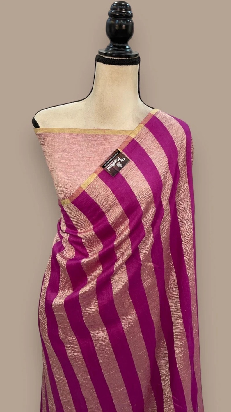 Pure Katan Silk Banarasi Handloom Saree - Etsy