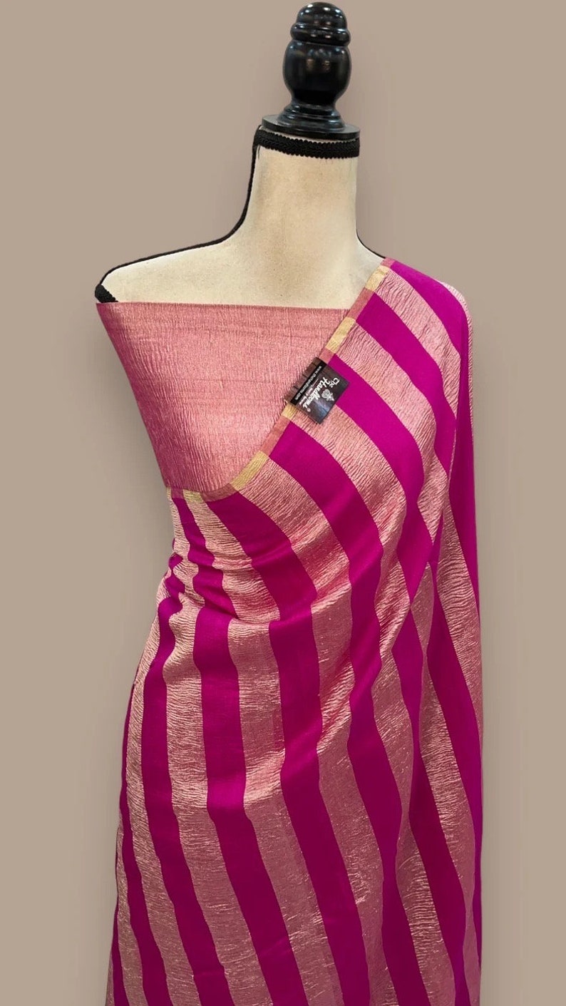 Pure Katan Silk Banarasi Handloom Saree - Etsy