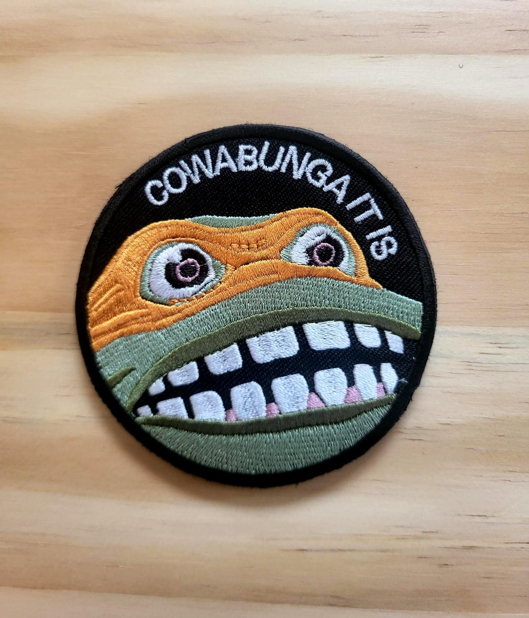 NINJA TURTLE Tactical Morale Patch Hook and Loop - Etsy