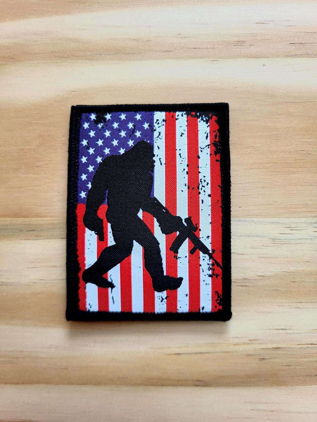 SASQUATCH FLAG Tactical Morale Patch Hook and Loop - Etsy