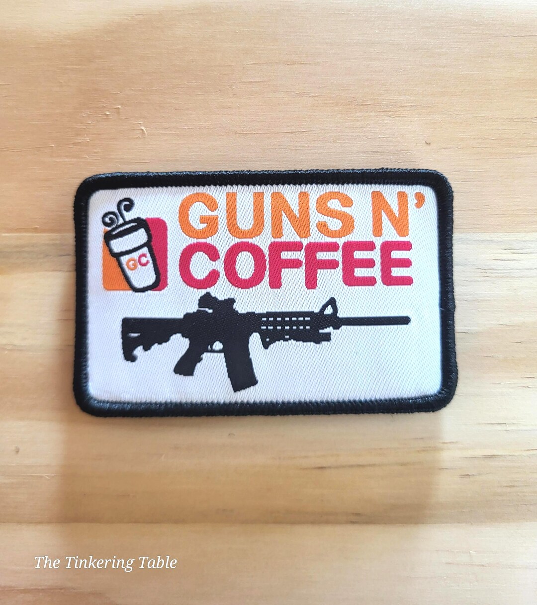 GUNS N COFFEE Tactical Morale Patch Hook and Loop - Etsy