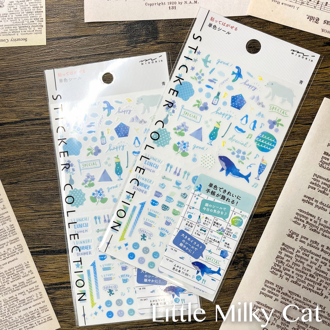 Japan Clear Schedule Stickers Bujo/planner Supplies, Happy Letter ...