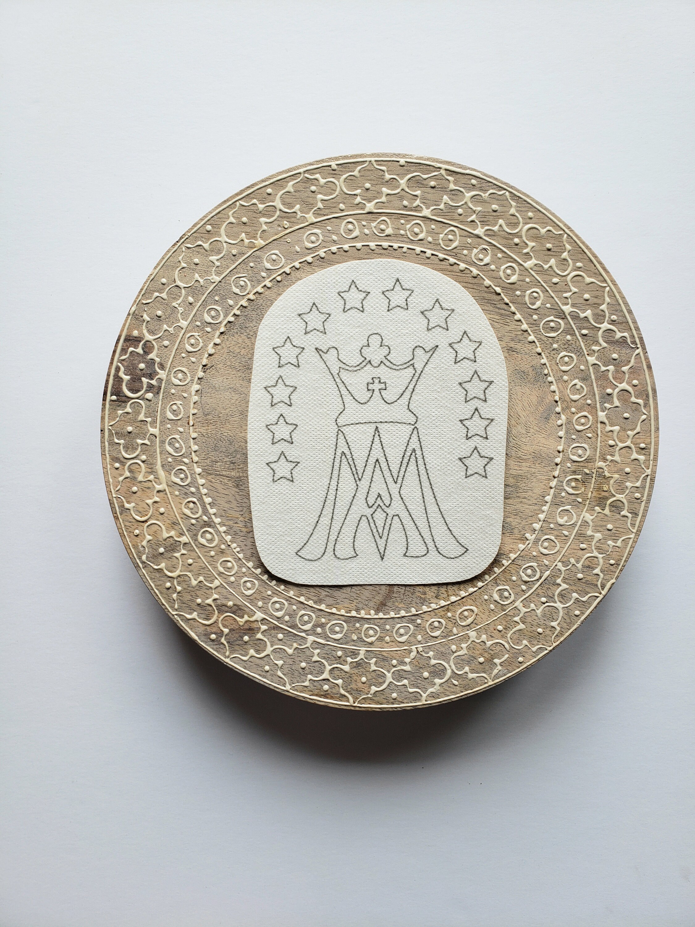 Marian Symbols Stick and Stitch Pack Catholic Embroidery - Etsy UK