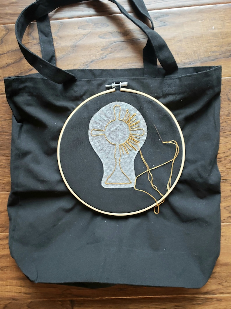 Monstrance Stick & Stitch Embroidery Pattern Catholic - Etsy