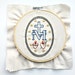 Miraculous Medal Stick & Stitch Pattern, Virgin Mary Embroidery Design ...