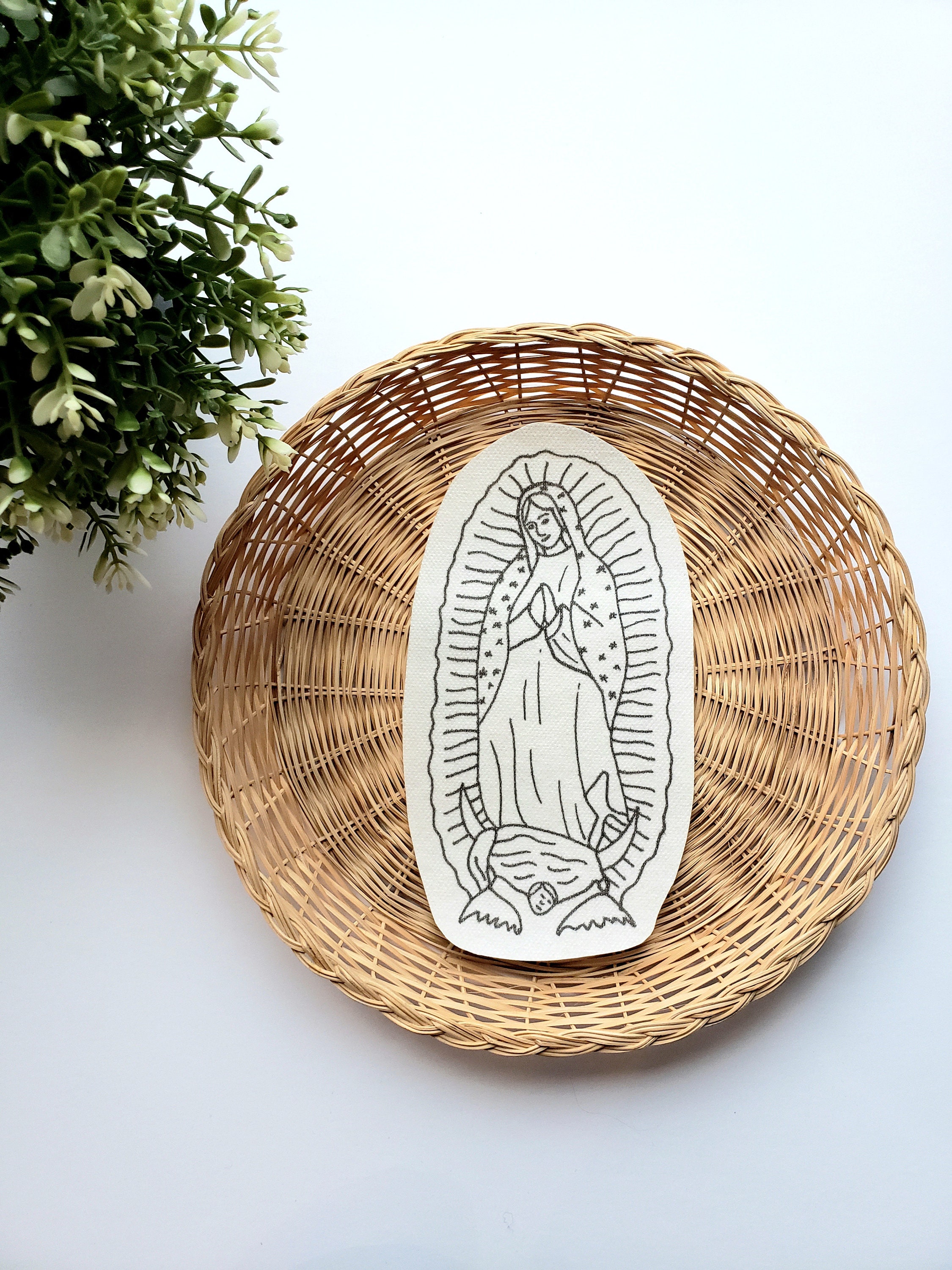 Marian Symbols Stick and Stitch Pack Catholic Embroidery - Etsy Canada