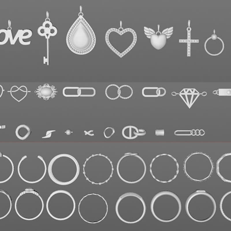 Fivem rings and bracelet - Etsy.de