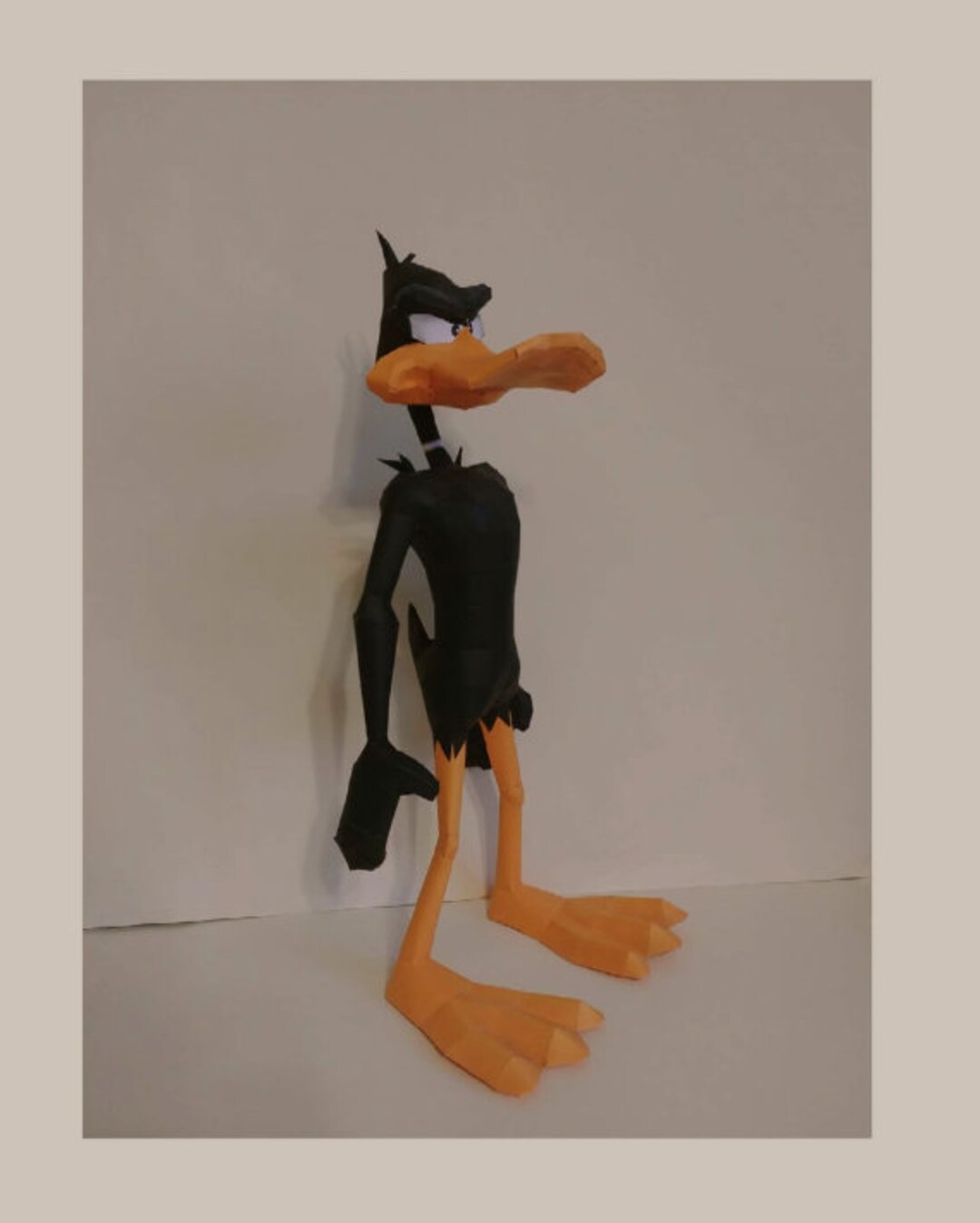 DIY Papercraft Daffy Duck, 3D Room Decor, Low Poly, 3D Papercraft PDF ...
