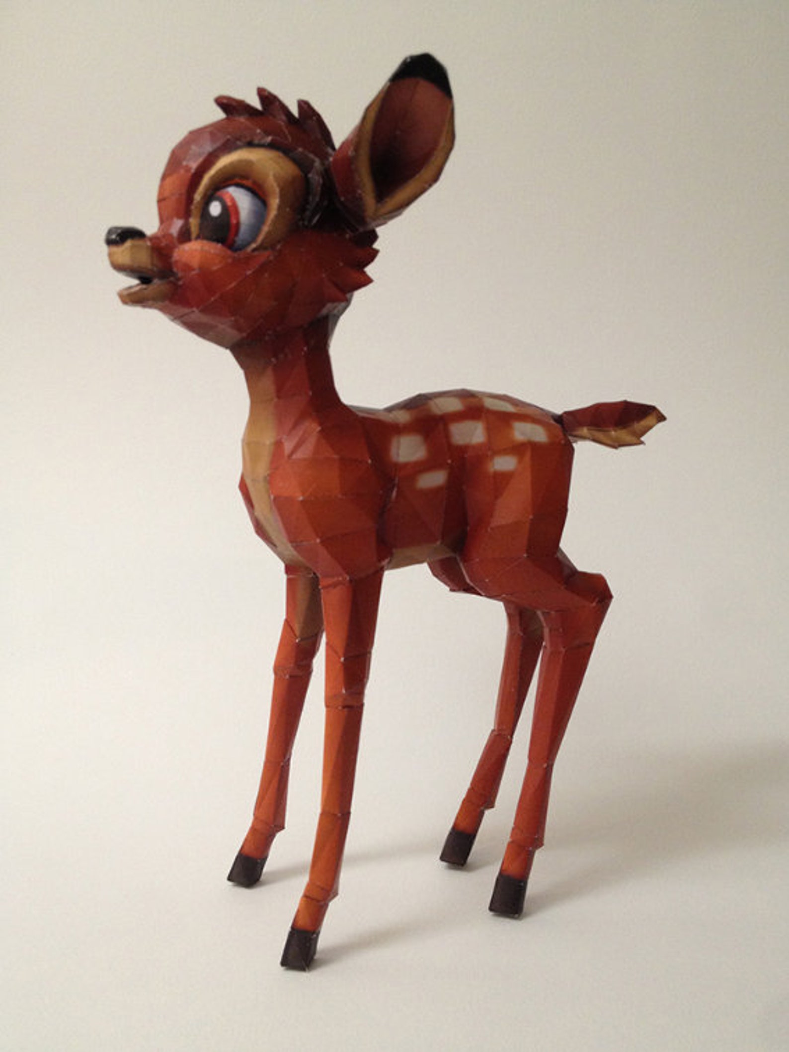 DIY Papercraft Bambi, 3D Room Decor, Low Poly, 3D Papercraft PDF ...