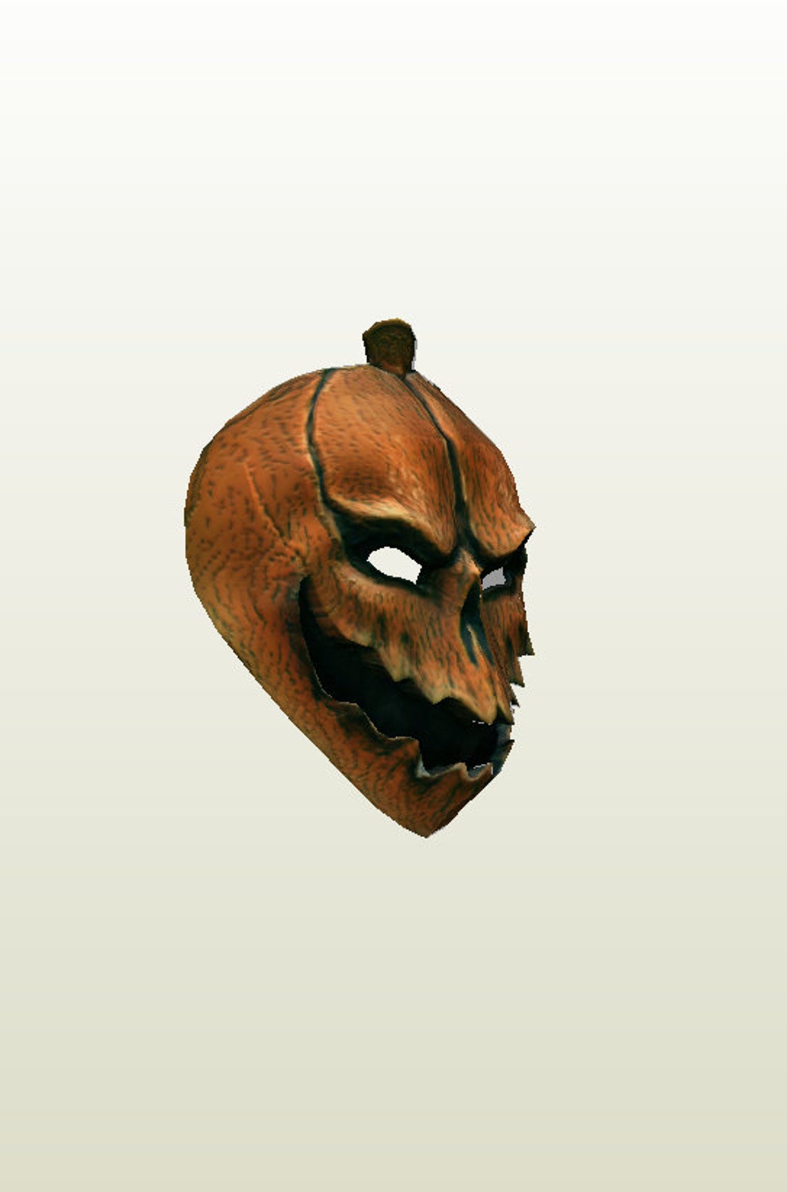 DIY Papercraft Pumpkin Mask 3D Halloween Mask Low Poly - Etsy