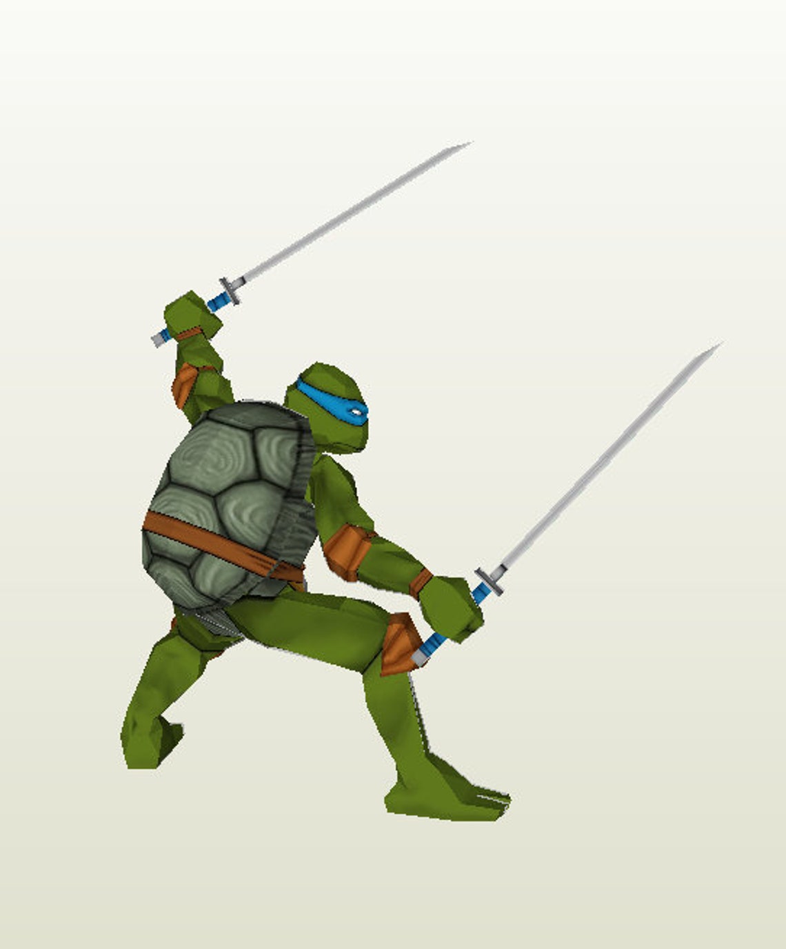 DIY Papercraft Leonardo, 3D Room Decor, Low Poly, 3D Papercraft PDF ...