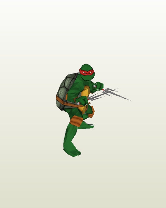 DIY Papercraft Raphael 3D Room Decor Low Poly 3D Papercraft - Etsy