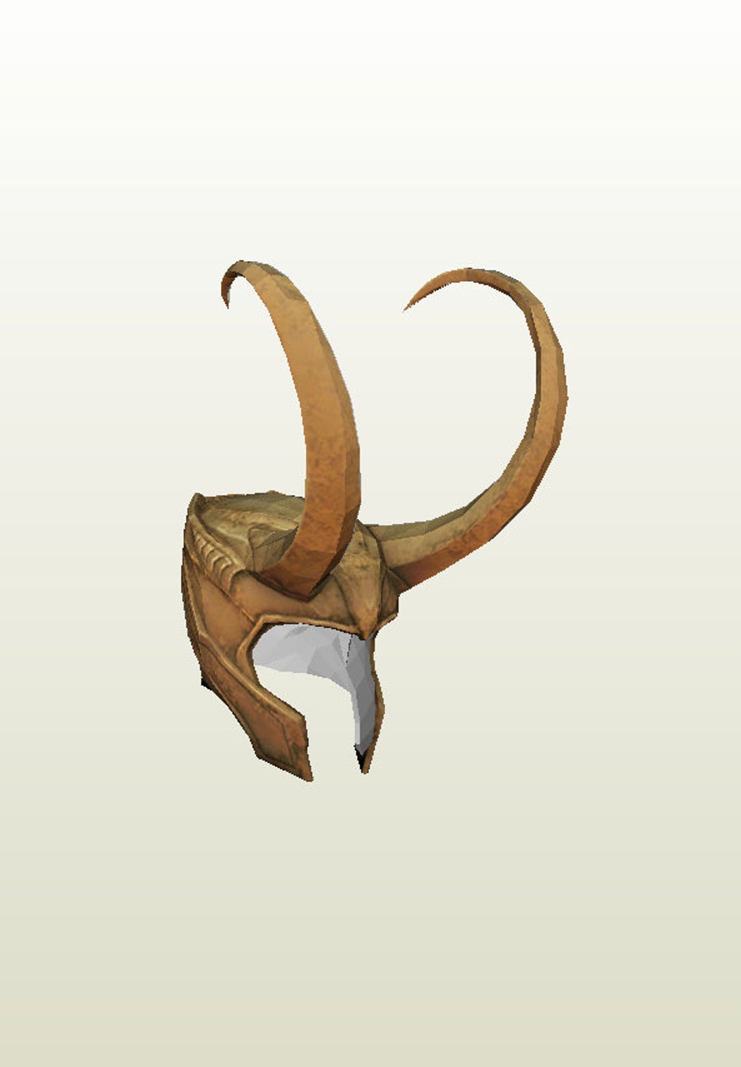 DIY Papercraft Halloween 3D Halloween Mask Low Poly Loki - Etsy