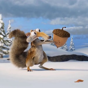 DIY Papercraft Scrat, 3D Room Decor, Low Poly, 3D Papercraft PDF ...