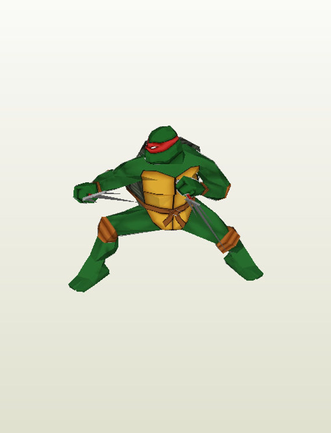 DIY Papercraft Raphael, 3D Room Decor, Low Poly, 3D Papercraft PDF ...