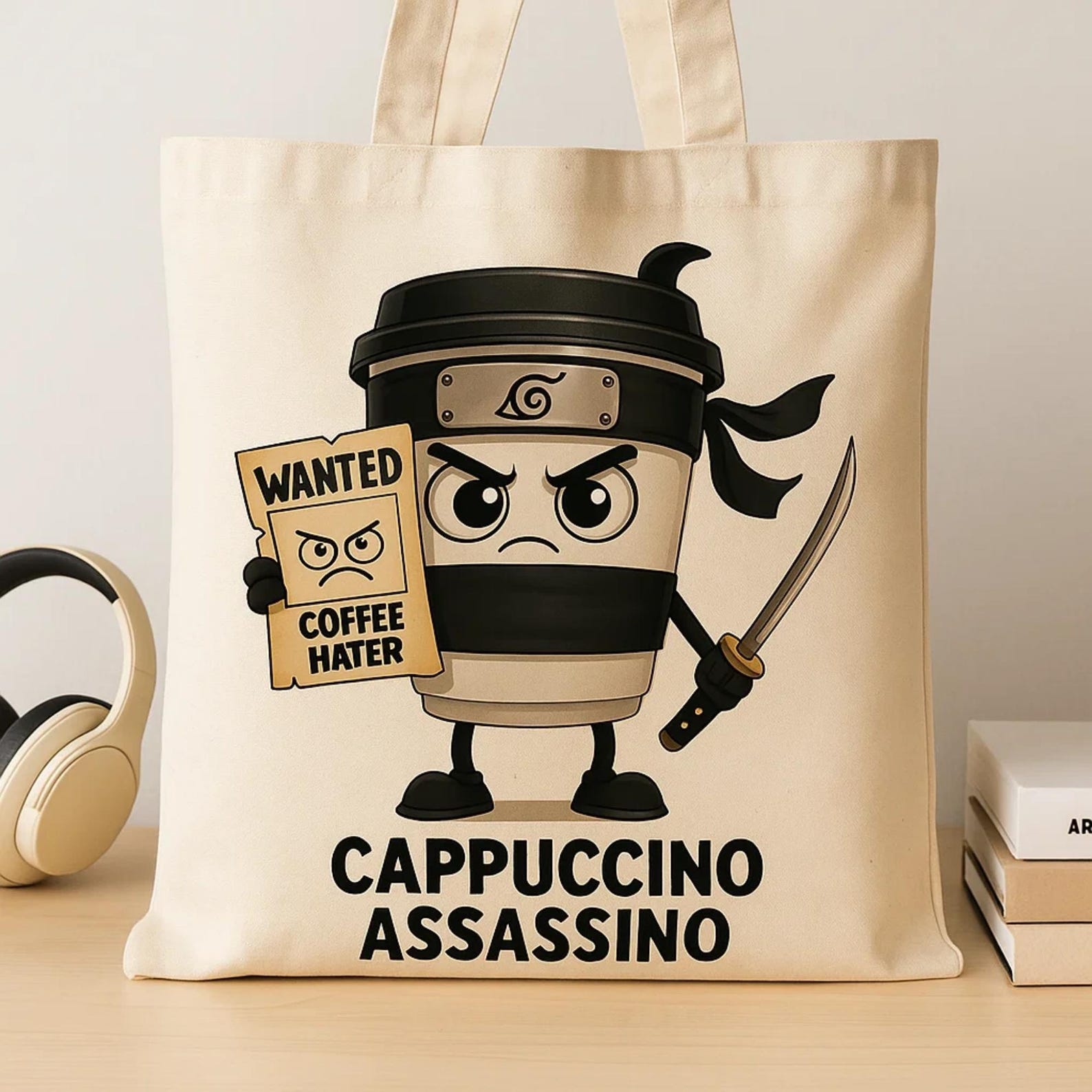 Cappuccino Assassino Clipart: Italian Meme PNG, Coffee Cup Designs ...