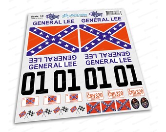 General Lee Stickers - Etsy