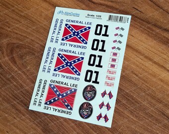 1 25 Scale Decals - Etsy