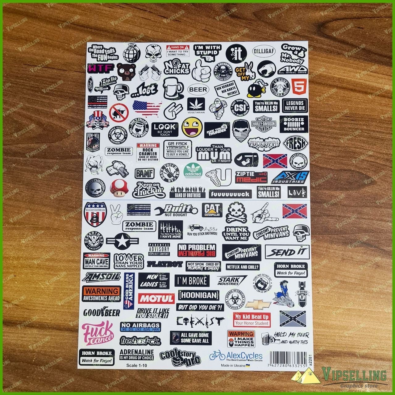 Axial SCX24 Traxxas Arrma TRX4M RC Bronco Losi Racing Sponsors 1/10 ...