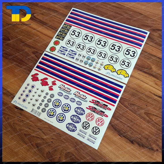 Herbie The Love Bug Decals