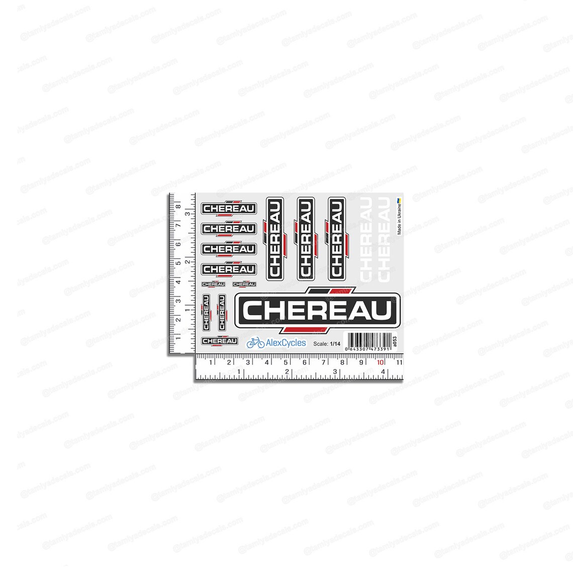 Freightliner Kenworth Chereau Thermo King Body Decal Sticker Logo 1/14 ...