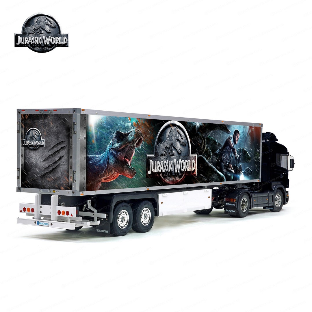 RC Tamiya Jurassic Park World 56302 2-axle 1/14 Scale Laminated Side ...