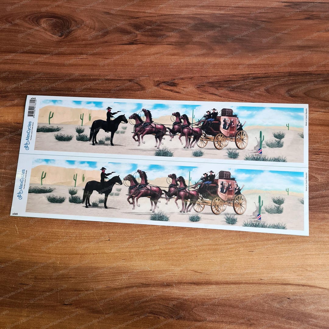 RC Tamiya 1/25 Scale Truck Trailer Box Smokey Bandit Laminated Decals ...