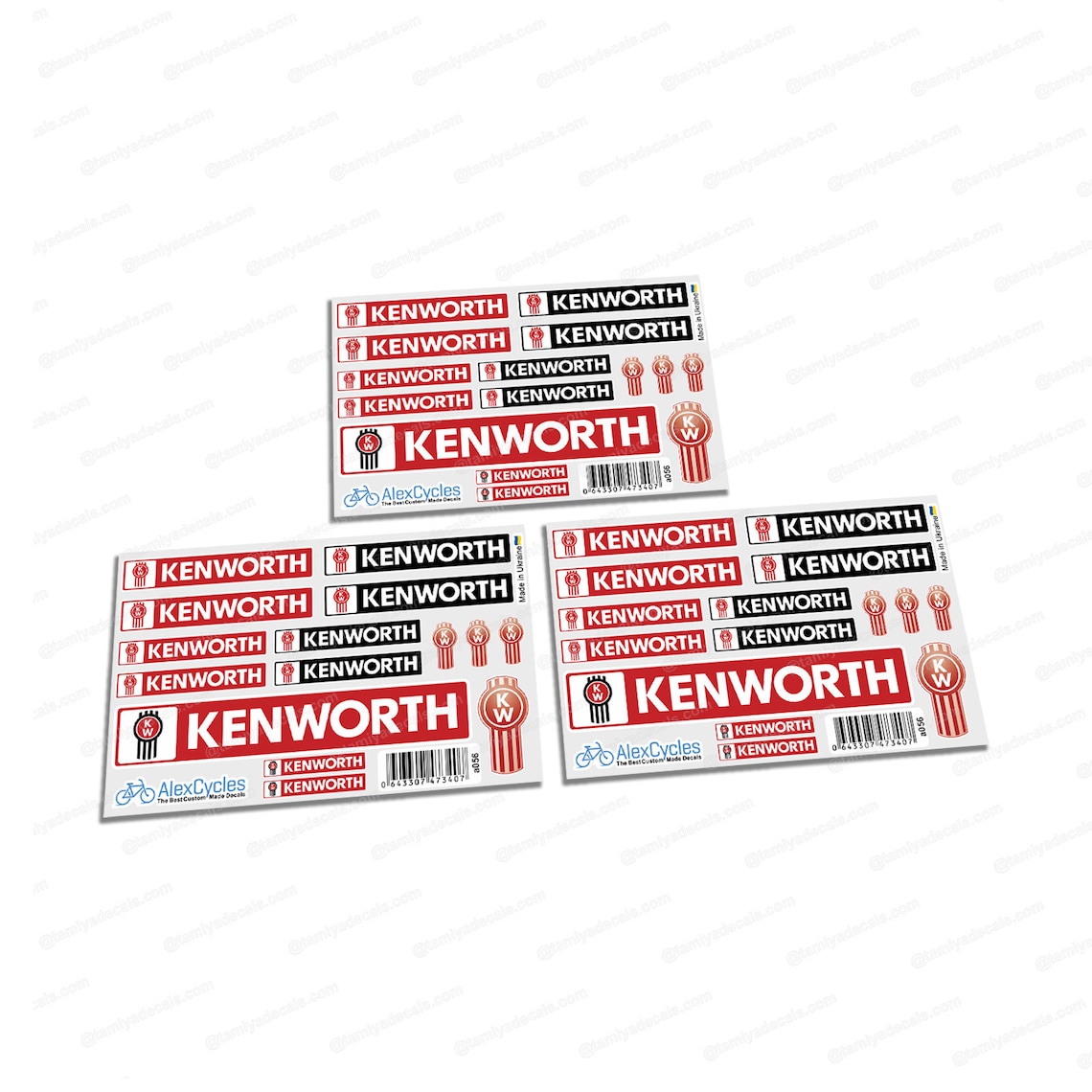 Kenworth RC Racing Truck Body Decal Sticker Logo 1/14 Scale - Etsy