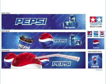 Pepsi Tamiya Decal - Etsy