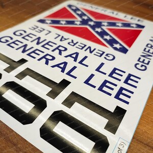 General Lee RC Car BAJA 5T Decals: Custom Vinyl Full Kit 1/5 Scale - Etsy