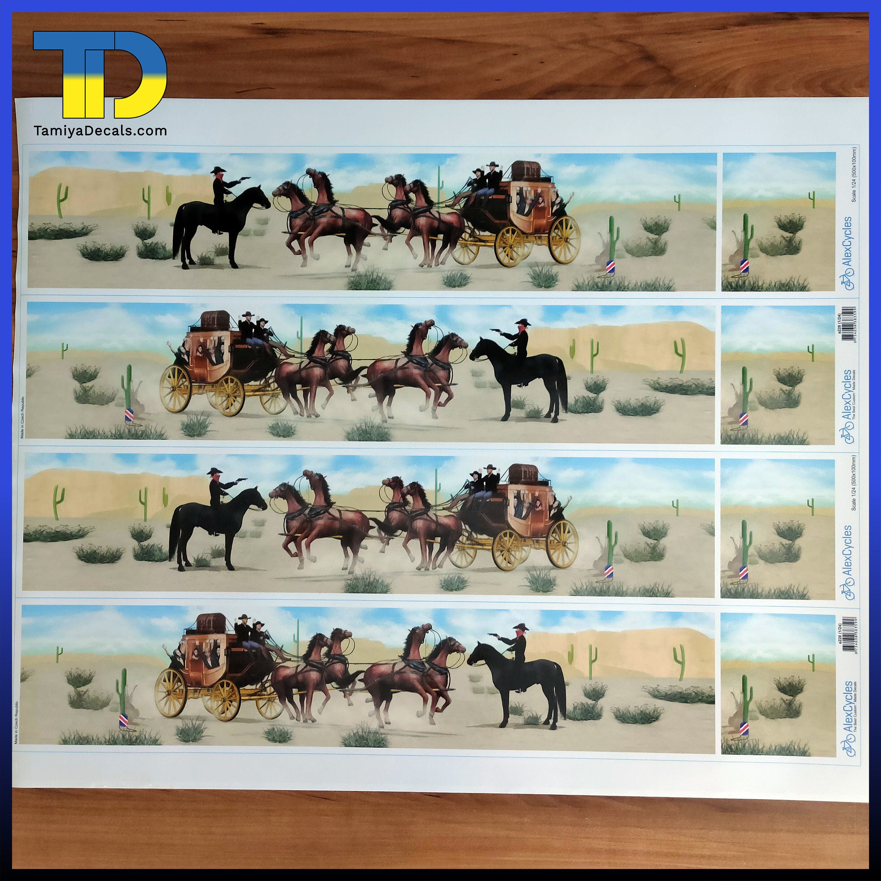 RC Tamiya 1/24 Scale Truck Trailer Box Smokey Bandit Laminated Decals ...