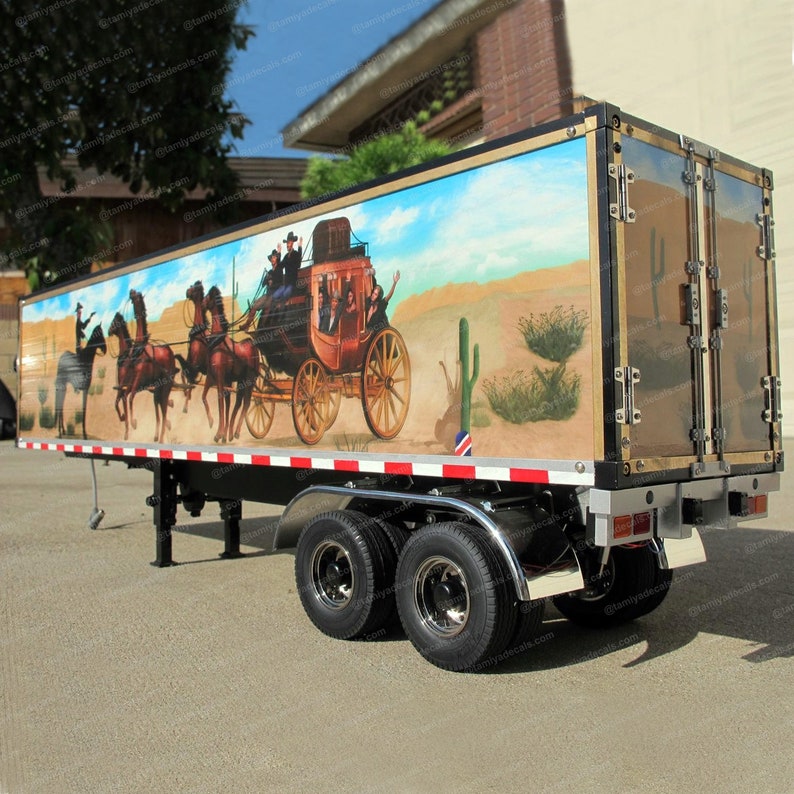 Tamiya 56302 2-axle Trailer Decals: Smokey Bandit Laminated Stickers 1/ ...