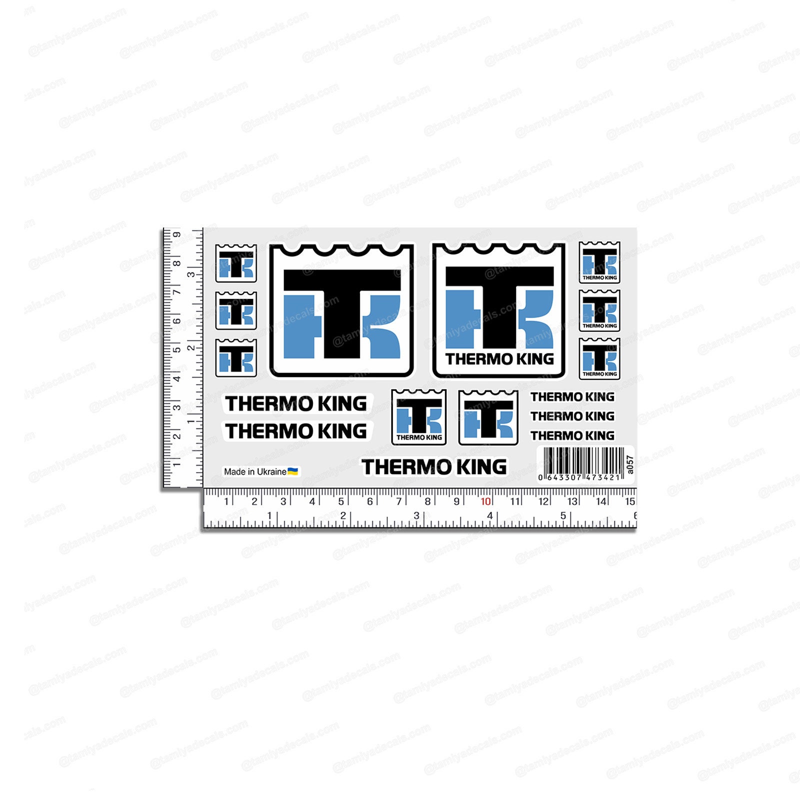 Freightliner Kenworth Chereau Thermo King Body Decal Sticker Logo 1/14 ...
