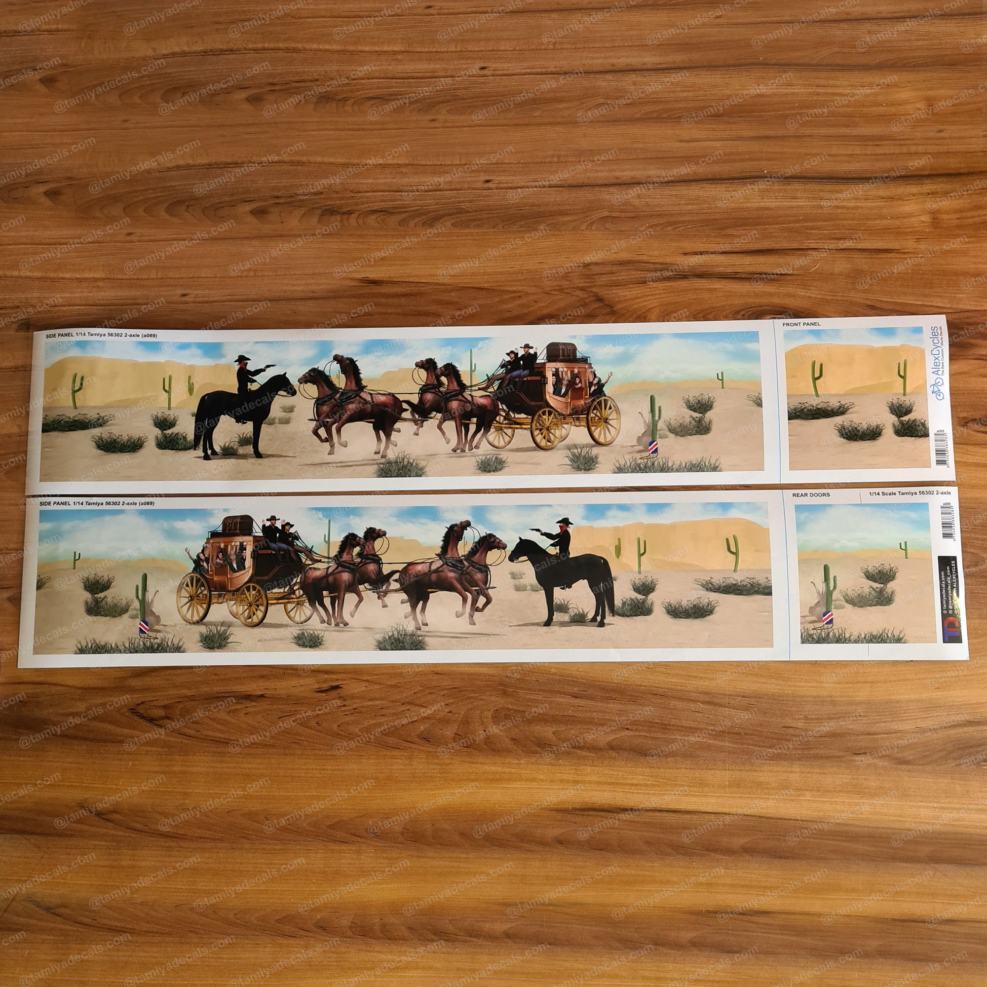 Tamiya 56302 2-axle Trailer Decals: Smokey Bandit Laminated Stickers 1/ ...