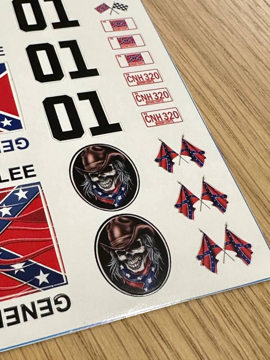 General Lee RC Car Scale Decals Stickers Full Kit Set Already Cut - Etsy