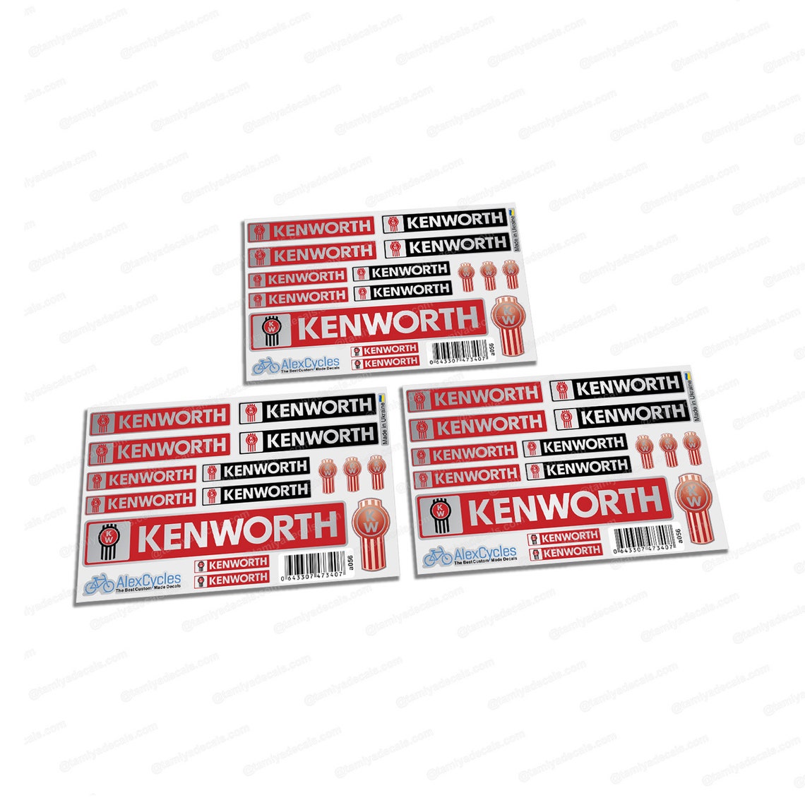 Kenworth RC Racing Truck Body Decal Sticker Logo 1/14 Scale - Etsy