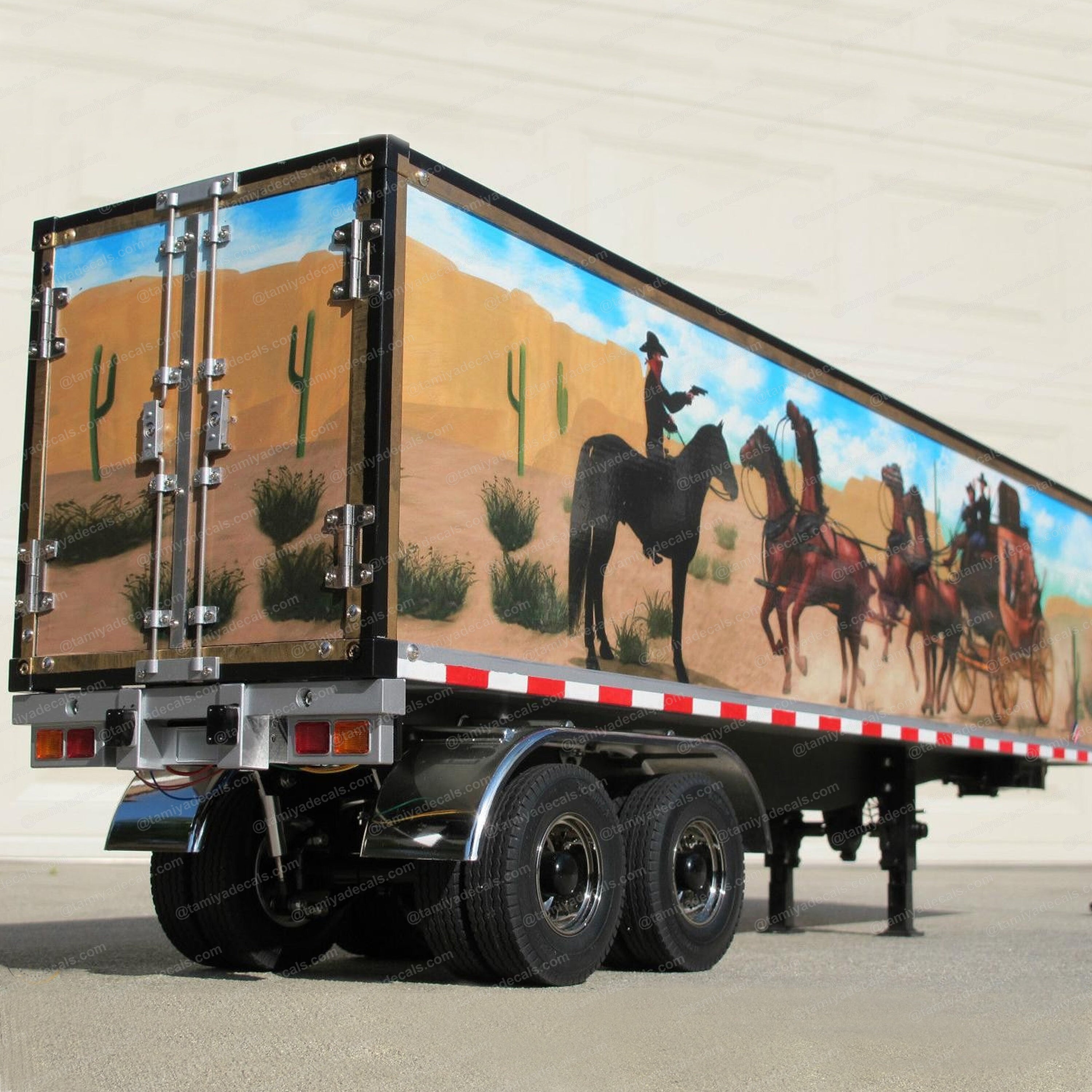 Tamiya 56302 2-axle Trailer Decals: Smokey Bandit Laminated Stickers 1/ ...