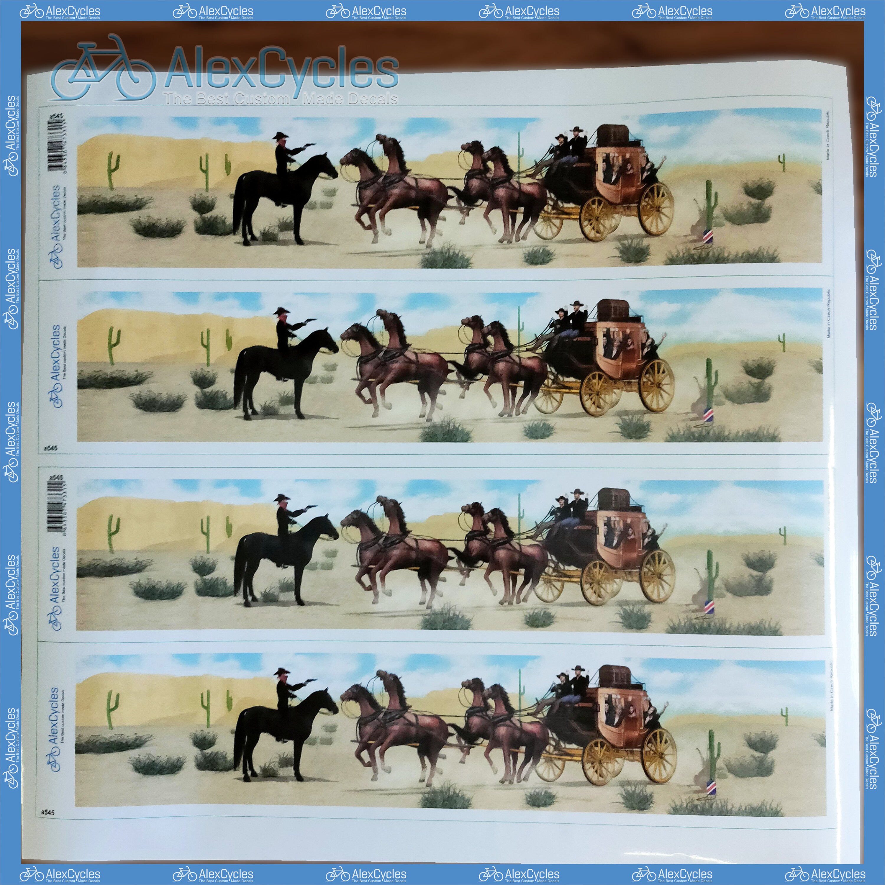 RC Tamiya 1/25 Scale Truck Trailer Box Smokey Bandit Laminated Decals ...