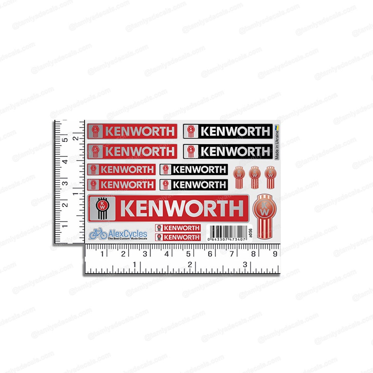 Kenworth 1/14 Scale RC Truck Stickers: Vinyl Model Truck Logos - Etsy