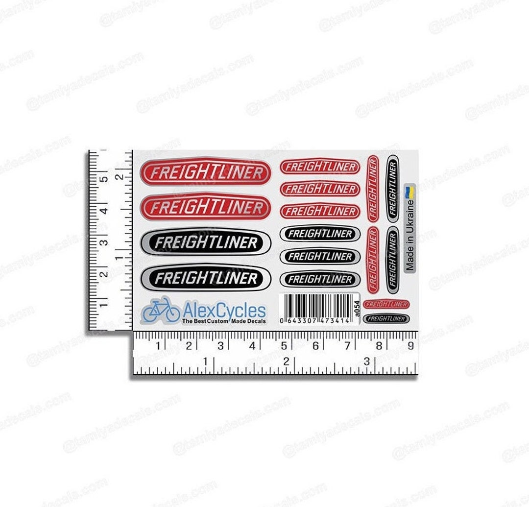 Freightliner Logo Stickers: 1/14 Scale RC Truck Decals - Etsy