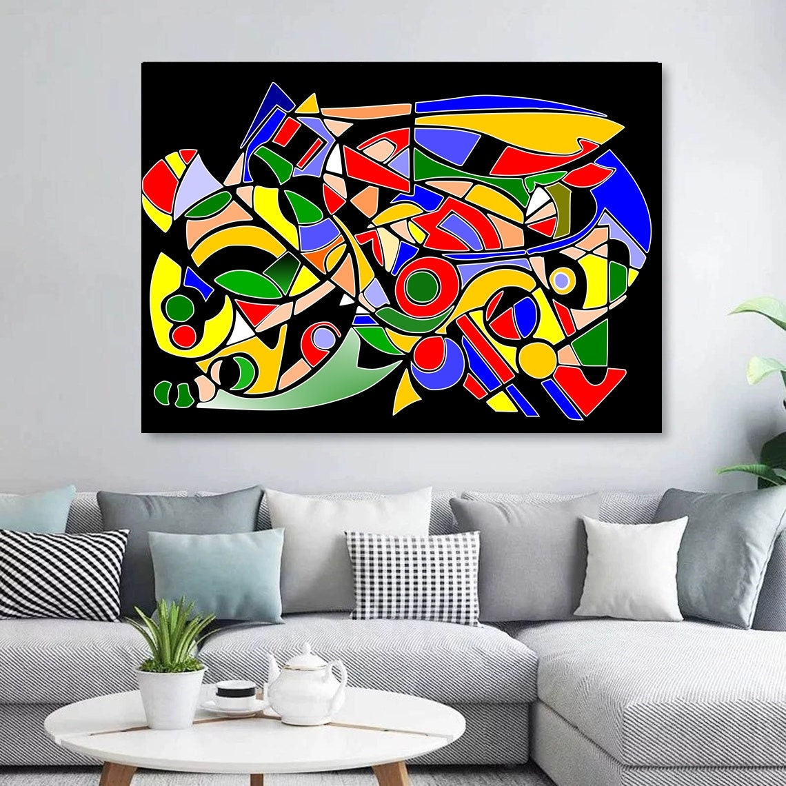 Canvas Art Print Pictures Wall Pictures Abstract Art Pictures Large ...
