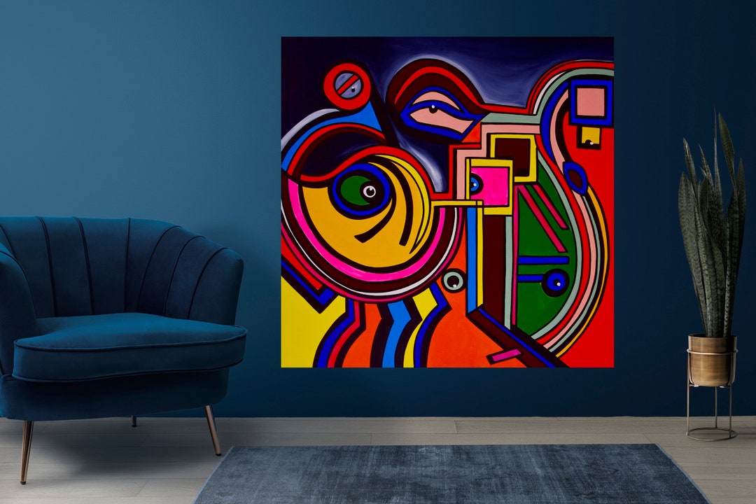 150x150 XL Paintings Artworks Hand-painted Canvas Art Acrylic - Etsy