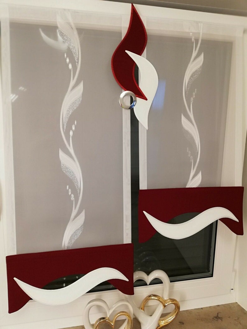 Moderne Scheibengardinen, 80-90cm. - Etsy.de