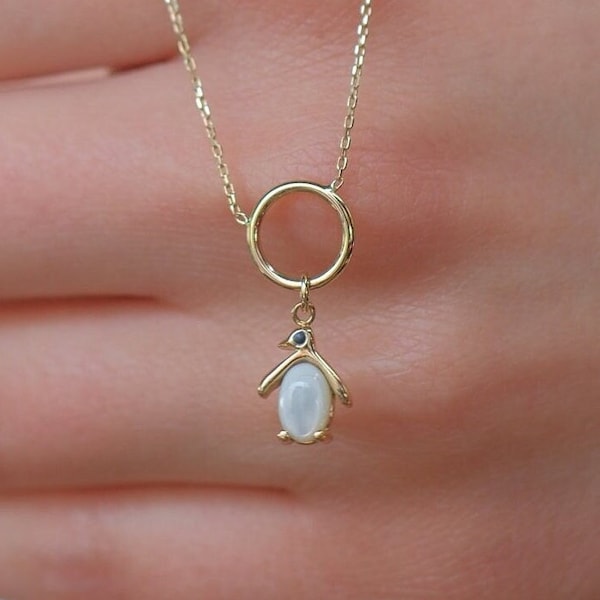 Penguin Necklace - Etsy