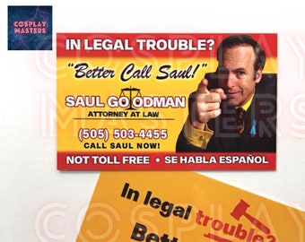 Better Call Saul Business Card - Etsy Ireland