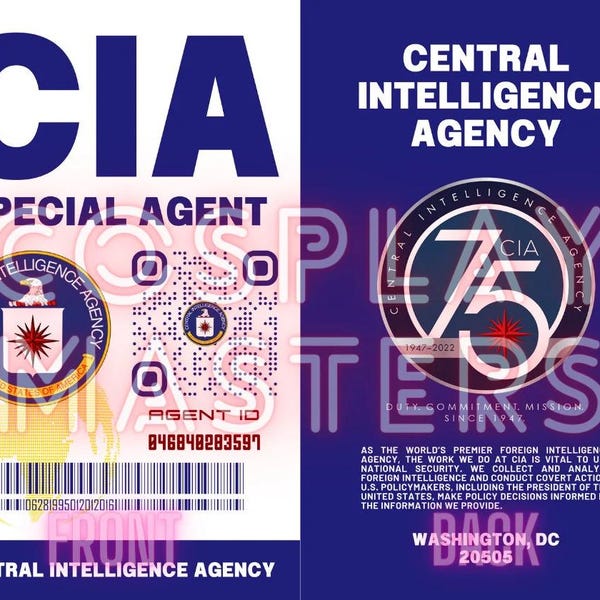 Cia Badge - Etsy