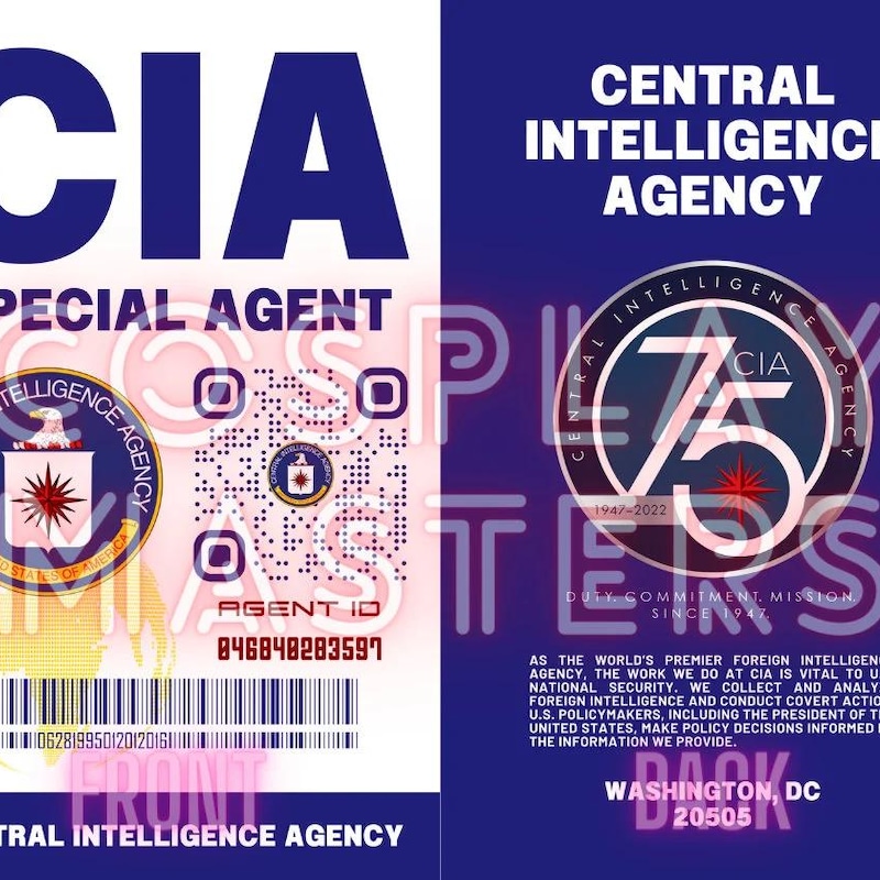 Cia Badge - Etsy