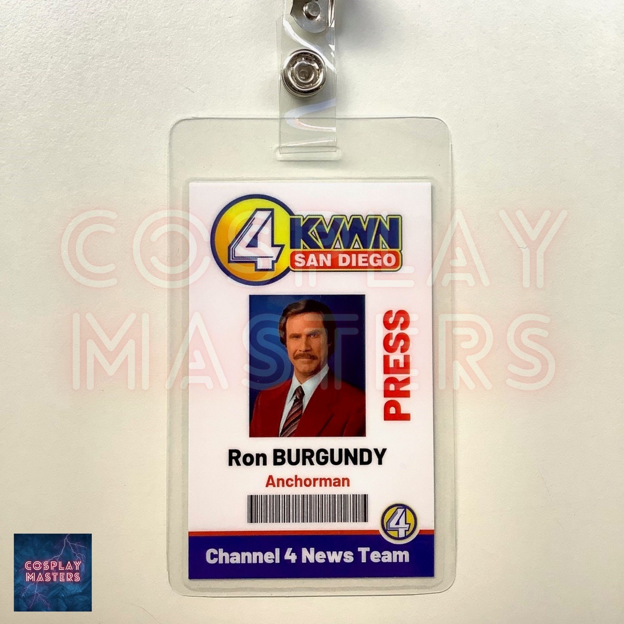 Anchorman Ron Burgundy / Brick Tamland KVWN San Diego Channel 4 News ...