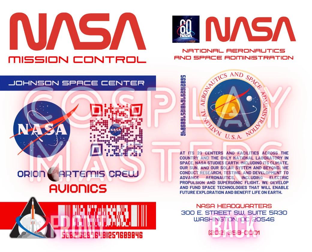 Nasa Id Card Template Free Printable - FREE Templates